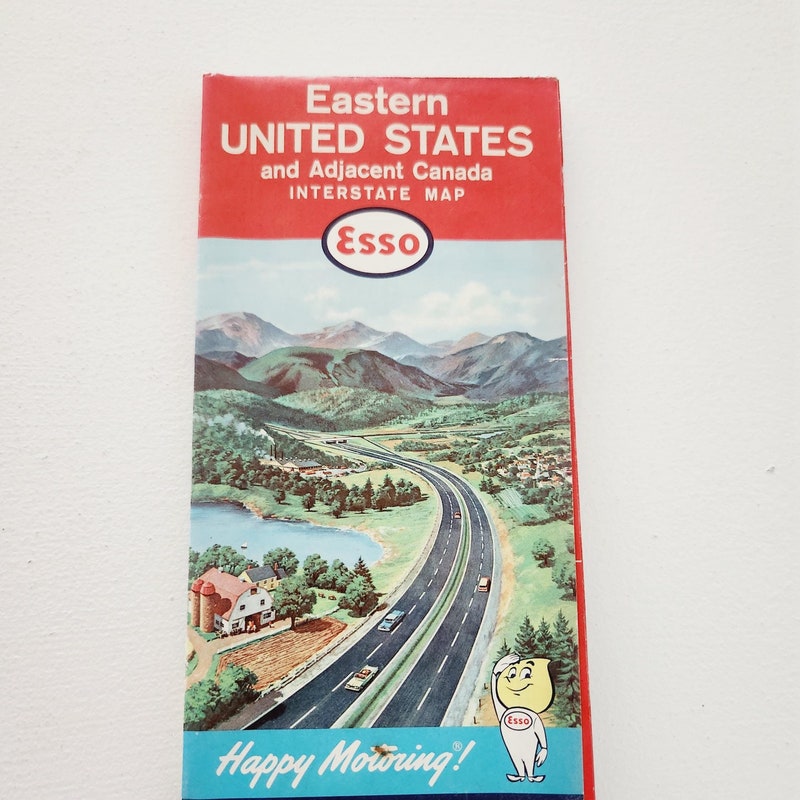 Old Gas Station Maps - Etsy