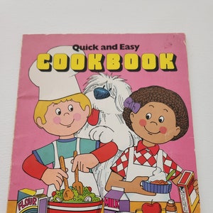 Quick and Easy Cookbook by Robyn Supraner 1981 Vintage Children's ...