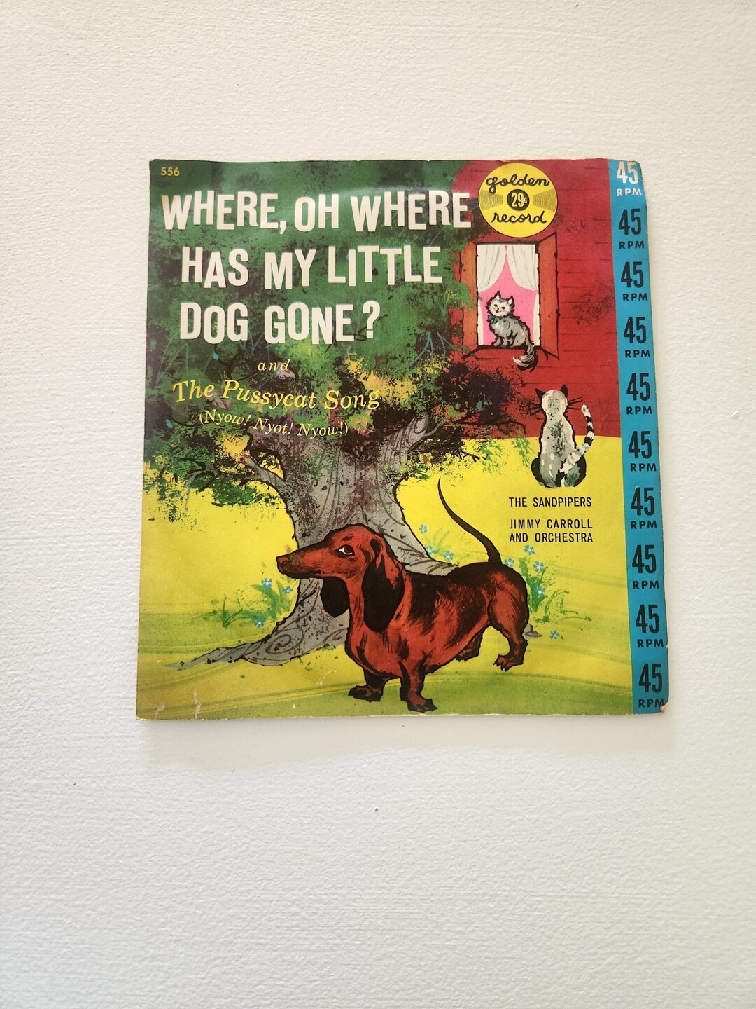 Vintage 1960 Peter Pan Vinyl Record – "little Dog Gone" & "pussycat ...