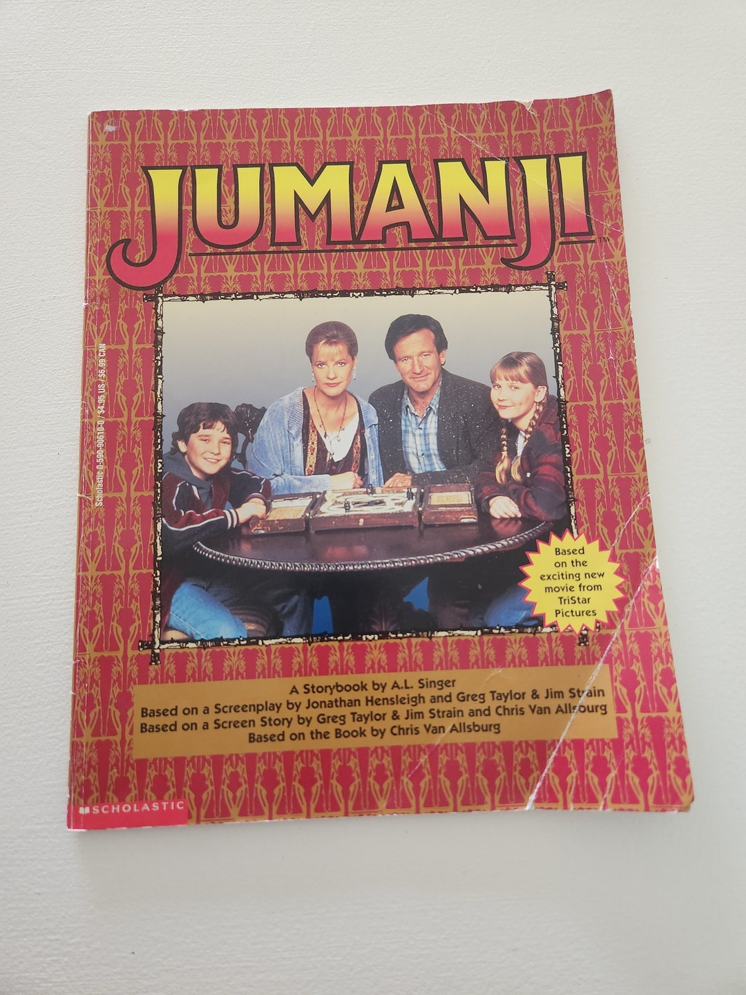 Jumanji A Storybook by A.L. Singer 1995 Vintage Children's Classic Book ...