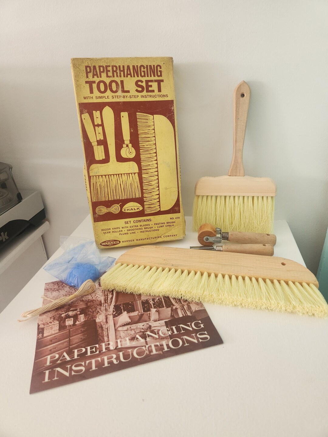 Paper Hanging Tool Set Accuracy Warner Wallpaper Tools -- 1967 Vintage ...