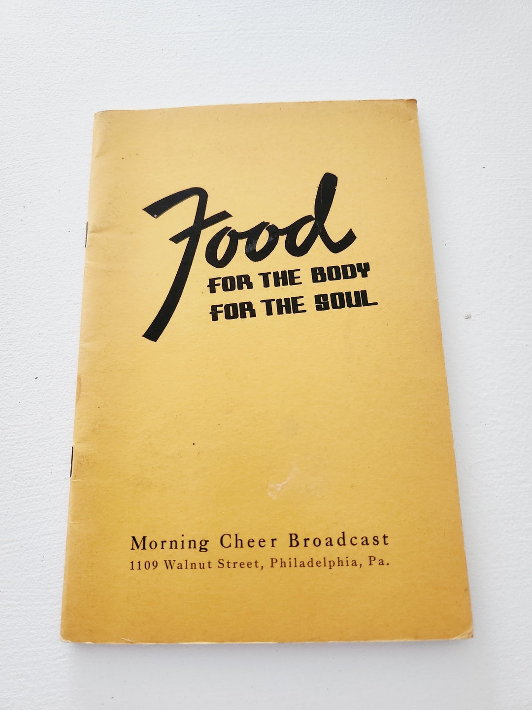 Food for the Body for the Soul by Pastor George Palmer Commemorating ...