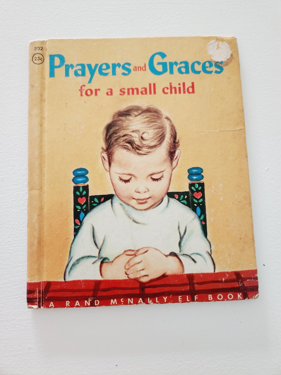 Prayers and Graces for A Small Child by Mary Alice Jones 1955 Vintage Children's Religious Books ...