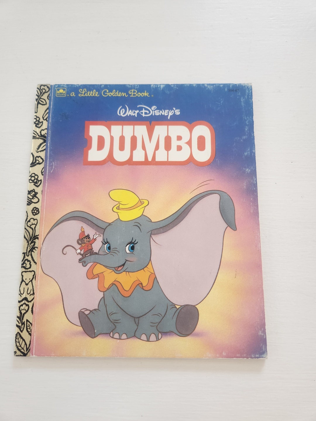 Walt Disney's Dumbo Adapted by Teddy Slater Vintage Children's Book ...