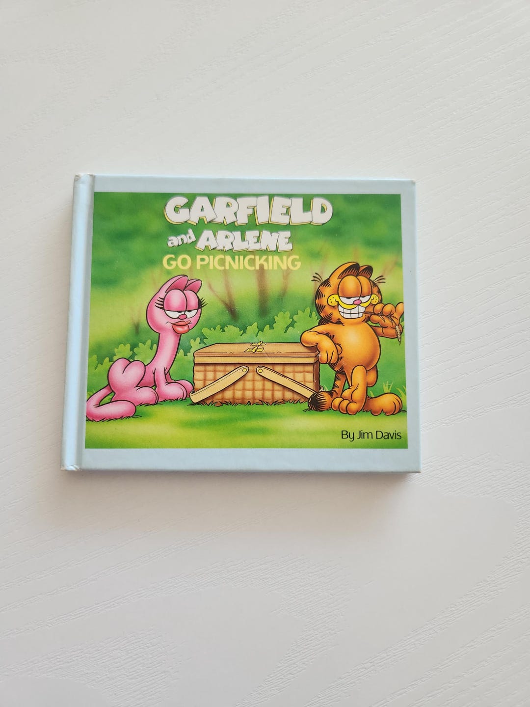 Jim Davis Garfield and Odie Go Fishing by Tom Hug -- 1985 Vintage ...