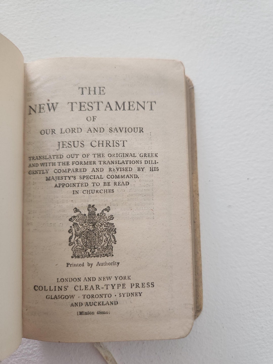 The New Testament of Our Lord & Saviour Jesus Christ -- Small White ...
