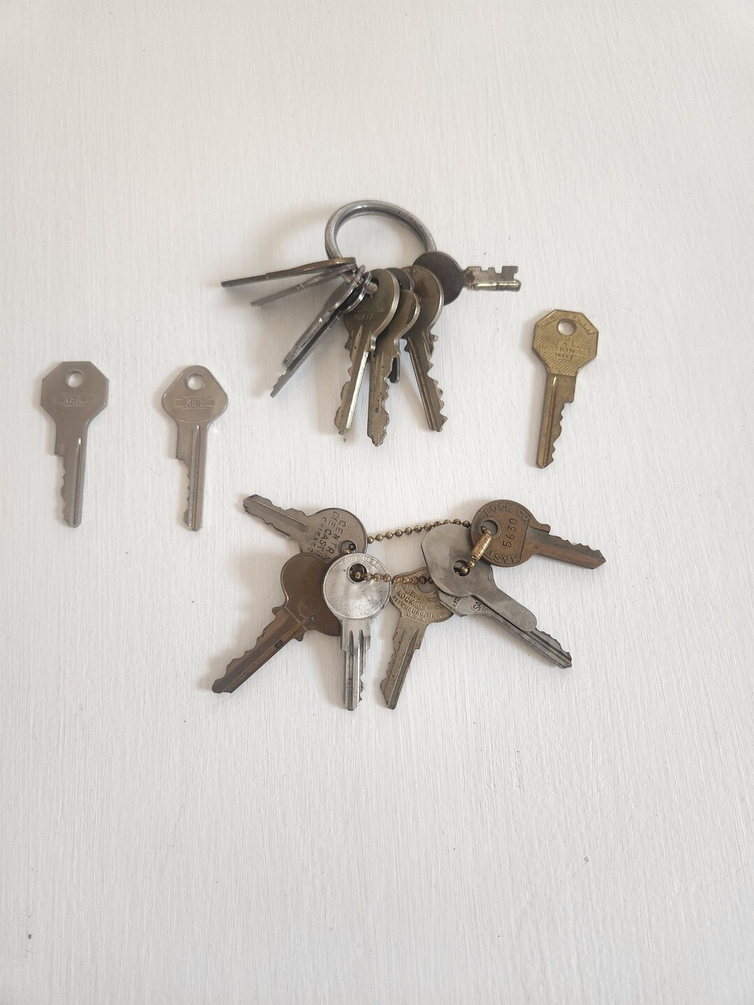 Vintage Keys Lot of 19 Keys for Steampunk Jewelry Making Junk Journal ...