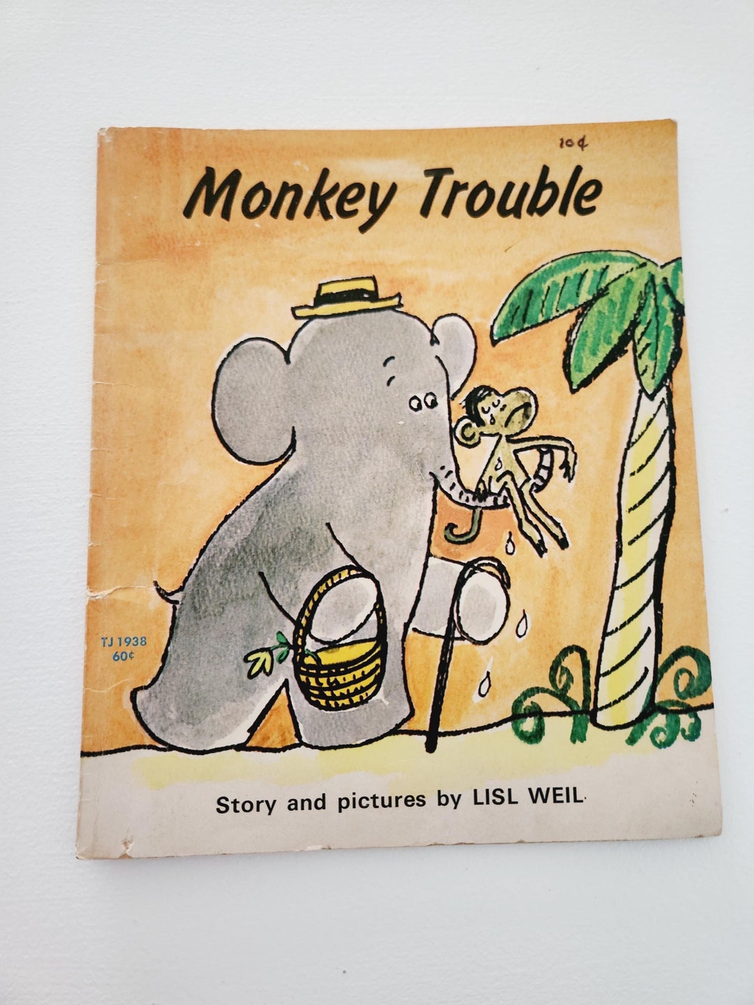Monkey Trouble by Lisl Weil -- 1971 Vintage Children's Book ...