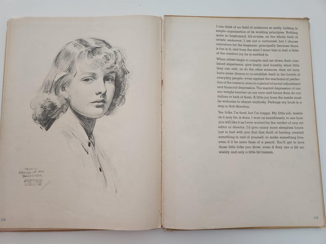 Fun With A Pencil by Andrew Loomis -- Learn How to Draw -- 1944 Vintage ...