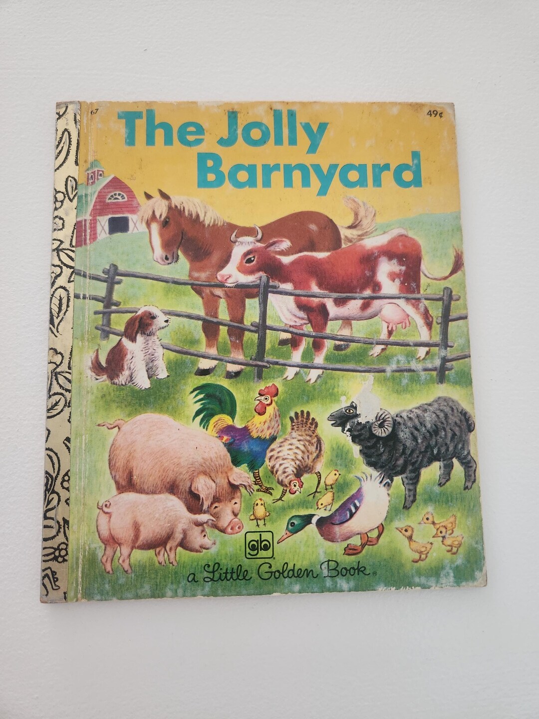 The Jolly Barnyard by Annie North Bedford -- 1975 Vintage Children's ...