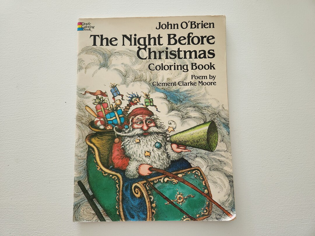 The Night Before Christmas Coloring Book by John O'brien Dover ...