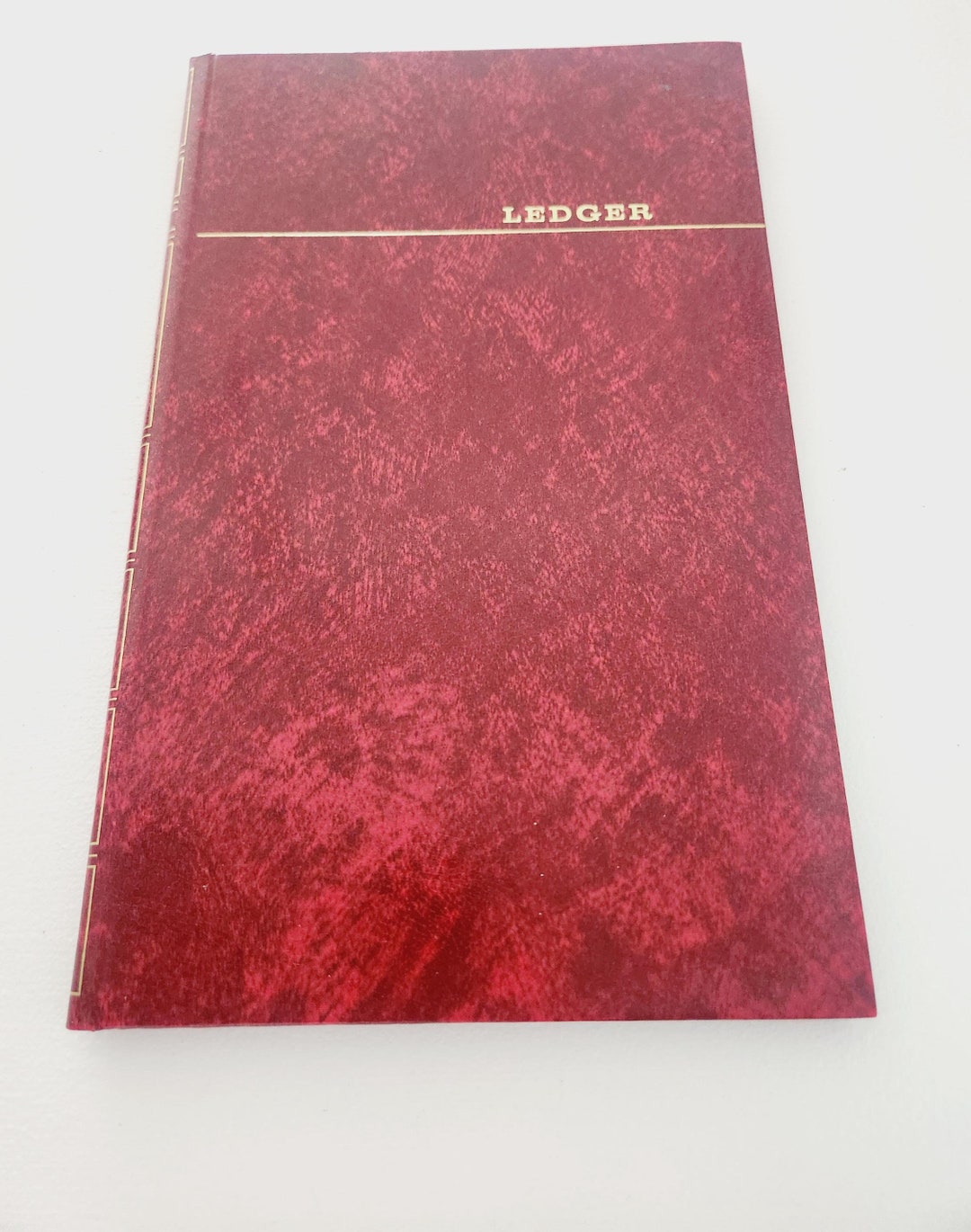 Vintage Single Entry Ledger Account Books Vernon Mcmillan -- Journal ...