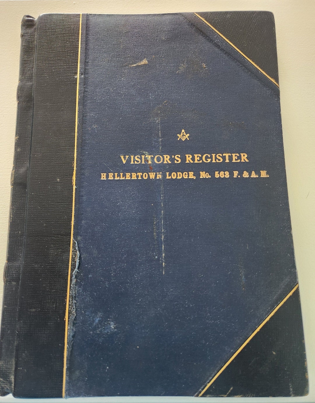 Vintage Ledger Register Record Book -- Hellertown Lodge No#563 ...