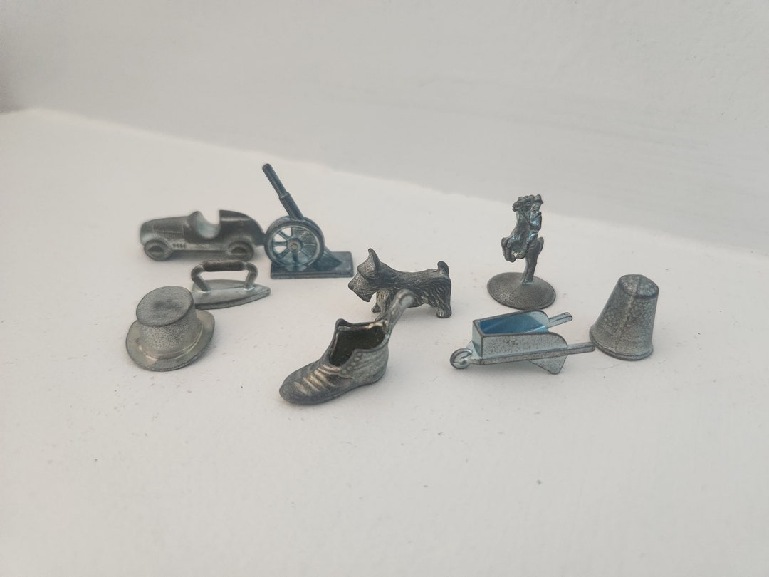 Vintage Monopoly Board Game Pieces Lot of 10 Pieces -- Monopoly ...