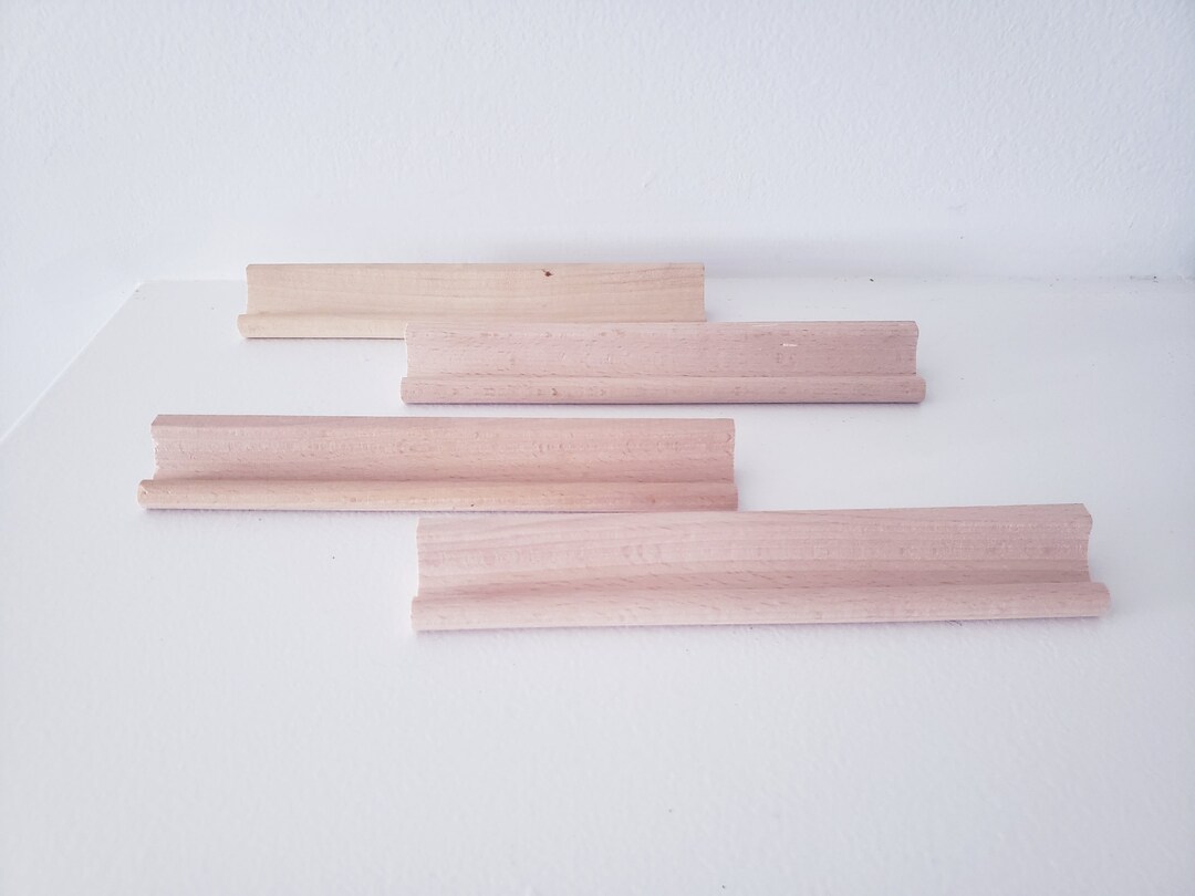 Vintage Wood Scrabble Letter Tile Racks Set of 4 Authentic Racks From ...