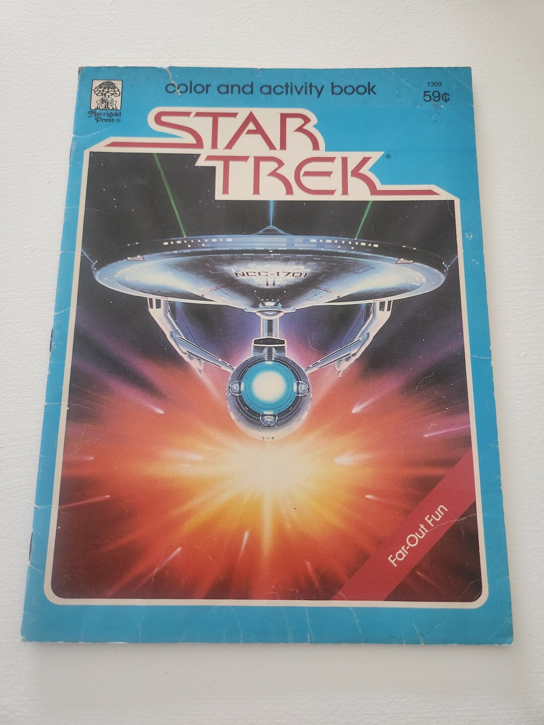 Vintage Star Trek Color and Activity Book, Merrigold Press, 1980s Sci ...