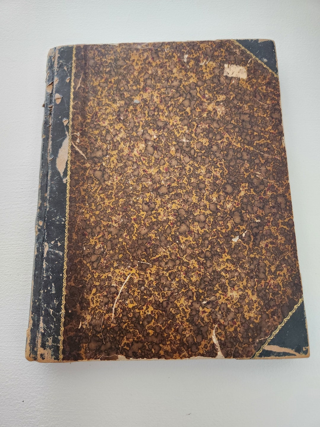 Antique Ledger Journal Book Payroll Record Book Antique Accounting Ledger Old Fashioned Ledger ...