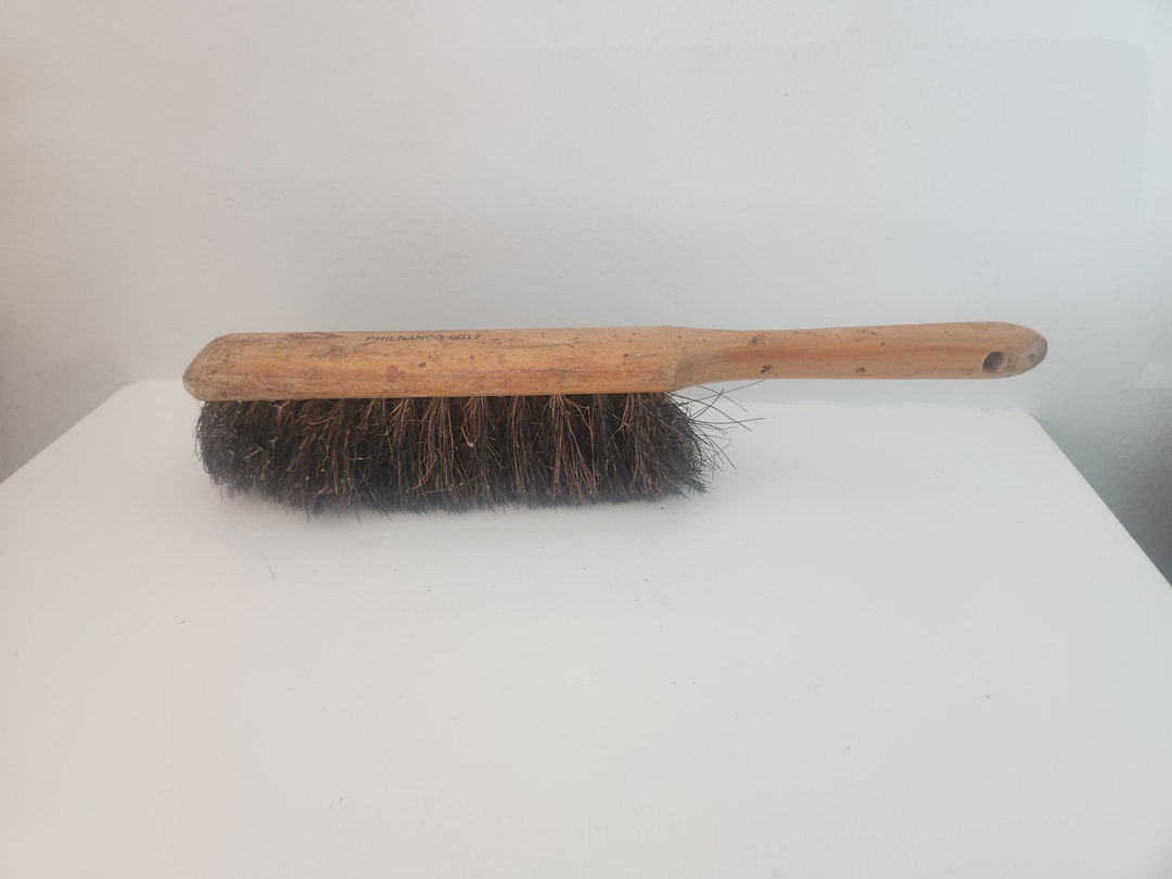 Vintage Wooden Handheld Dusting Brush Utility Dust Pan Brush Broom Dust ...