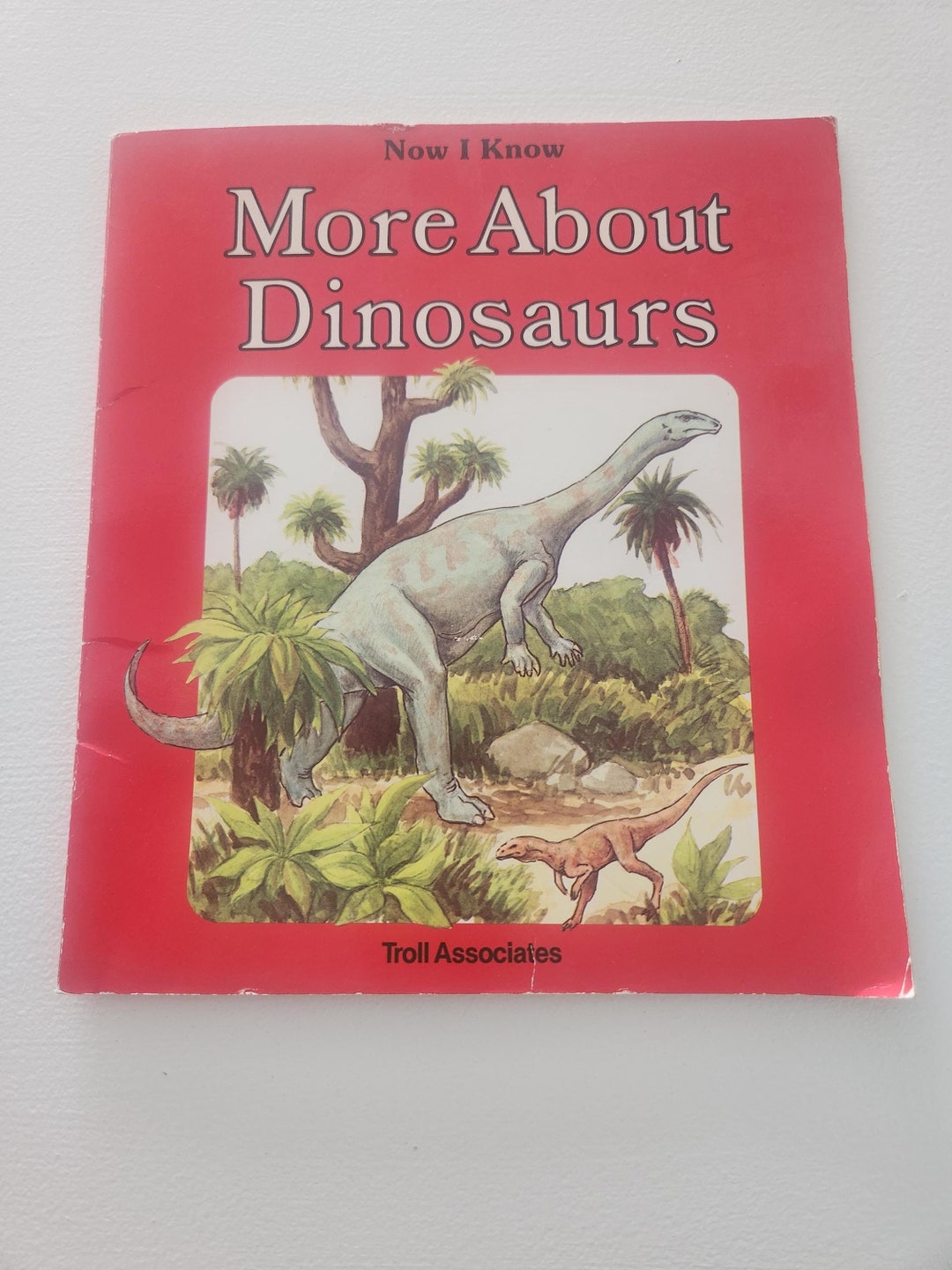 Now I Know More About Dinosaurs by David Cutts -- 1982 Vintage Children ...