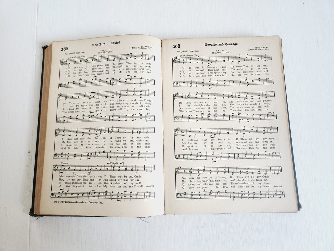 The Hymnal Presbyterian Church 1948 Vintage Religious Songs Book ...