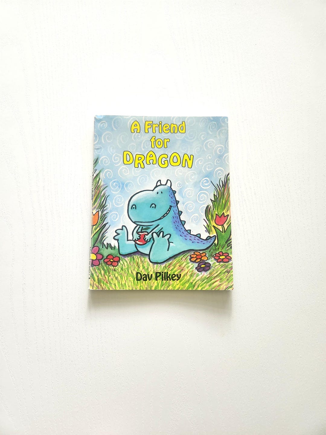 A Friend for Dragon by Dav Pilkey { 1994 } Vintage Children's Book ...