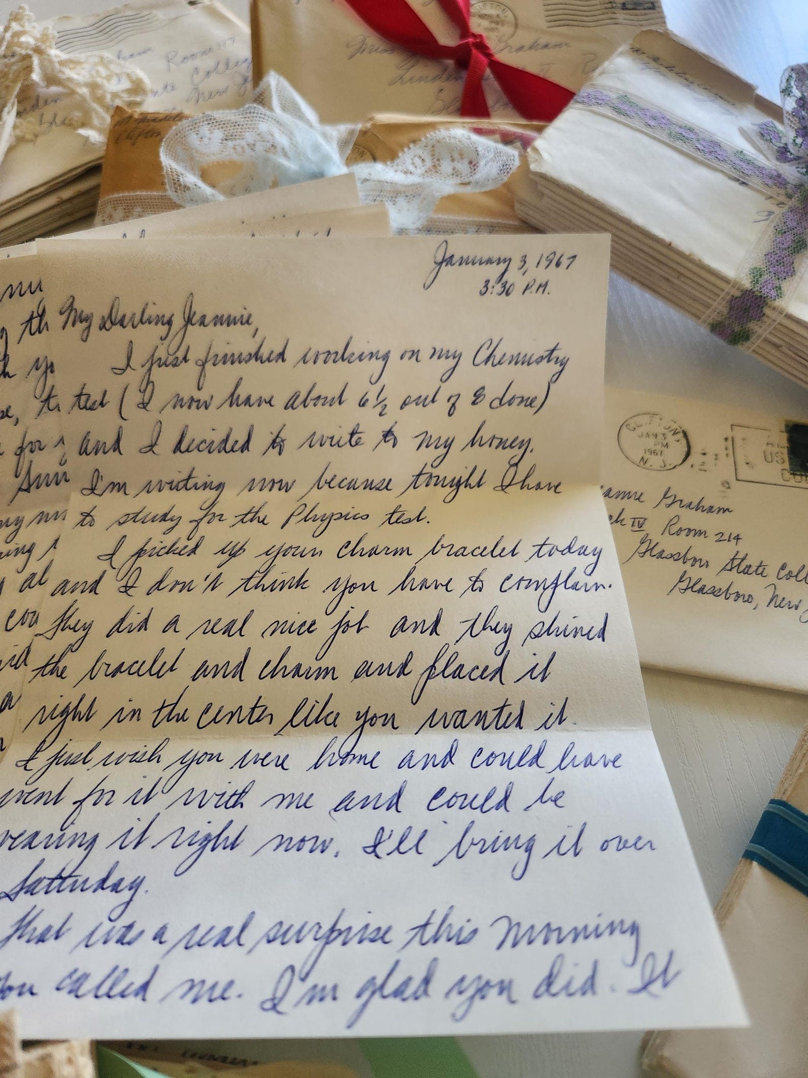 Vintage Handwritten Love Letters Bundle of 10 -- YOU CHOOSE -- College ...