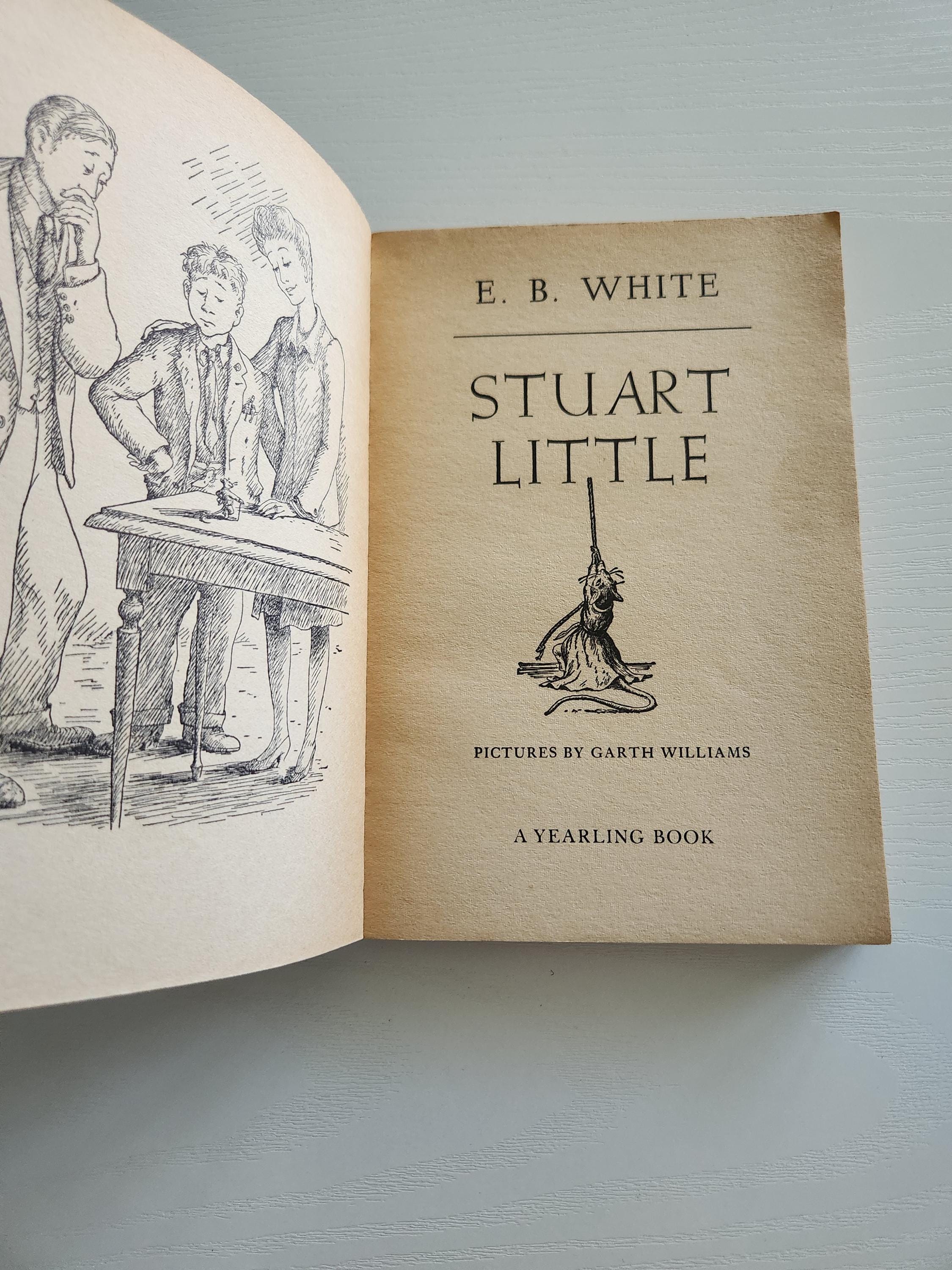 Stuart Little by E.B. White -- 1967 Vintage Children's Paperback Book ...