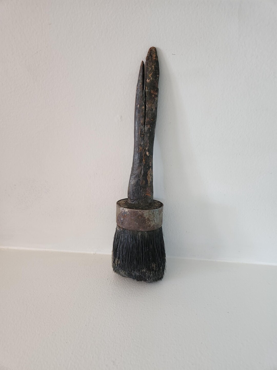 Vintage Round Bristle Paint Brush -- Vintage Paint Brush -- Farmhouse ...
