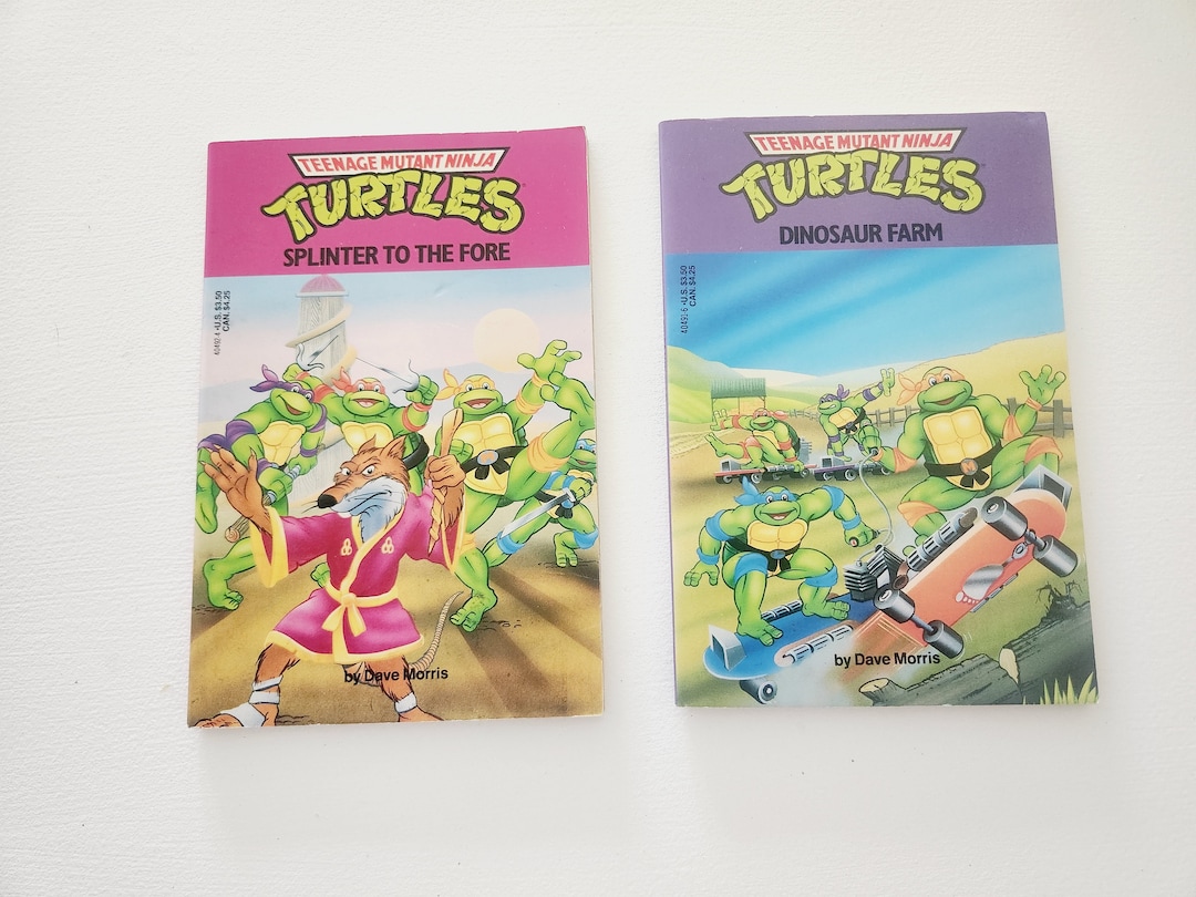 Teenage Mutant Ninja Turtles Books -- 1991 Vintage Children's Books ...