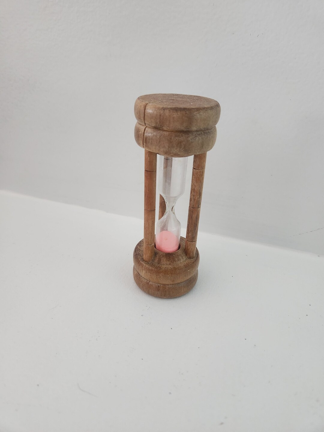 Vintage Wood Hourglass Sand Timer -- Kitchen Food Timer -- Sand Clock ...