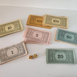 Antique Monopoly Game - Parker Brothers Trading Game - Antique Board ...