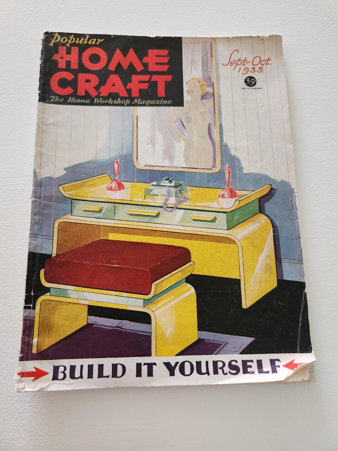 Vintage Popular Home Craft the Home Workshop Magazines -- Woodworking ...