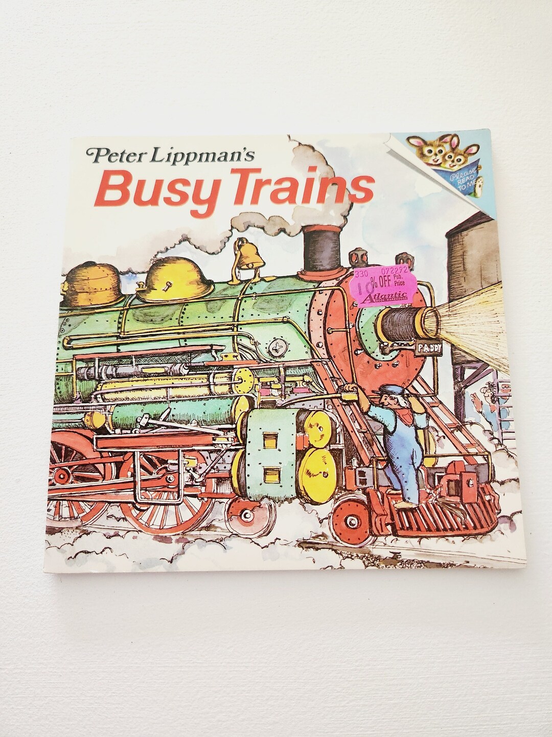 Peter Lippman's Busy Trains 1981 Vintage Children's - Etsy