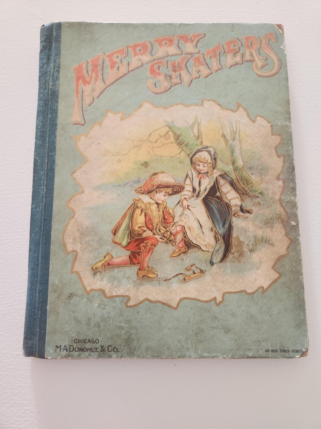 Merry Skaters Joyous Time Series -- 1900 Antique Children's Short Story ...