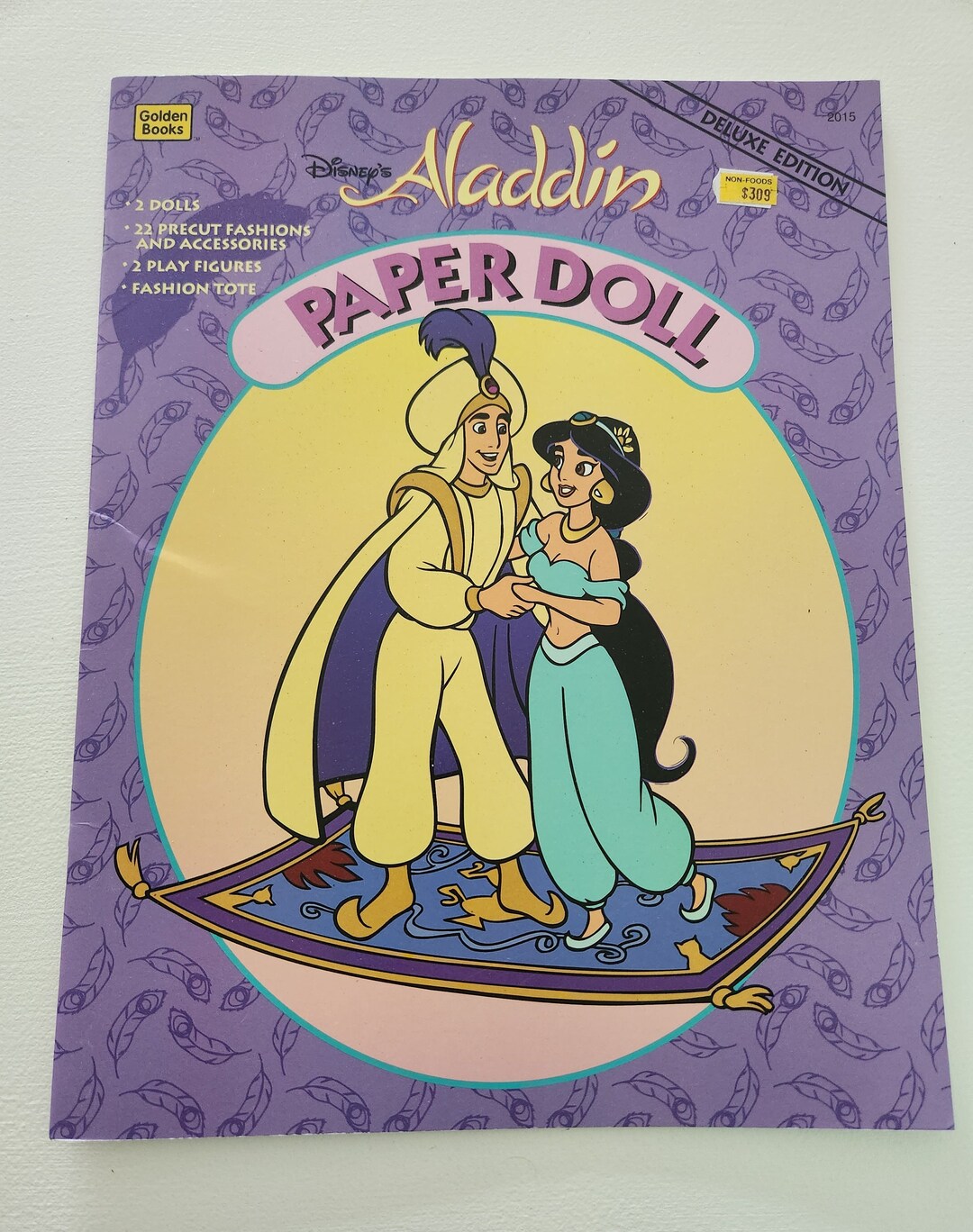 Aladdin Paper Doll Book -- 1994 Vintage Aladdin Movie Doll Paper ...