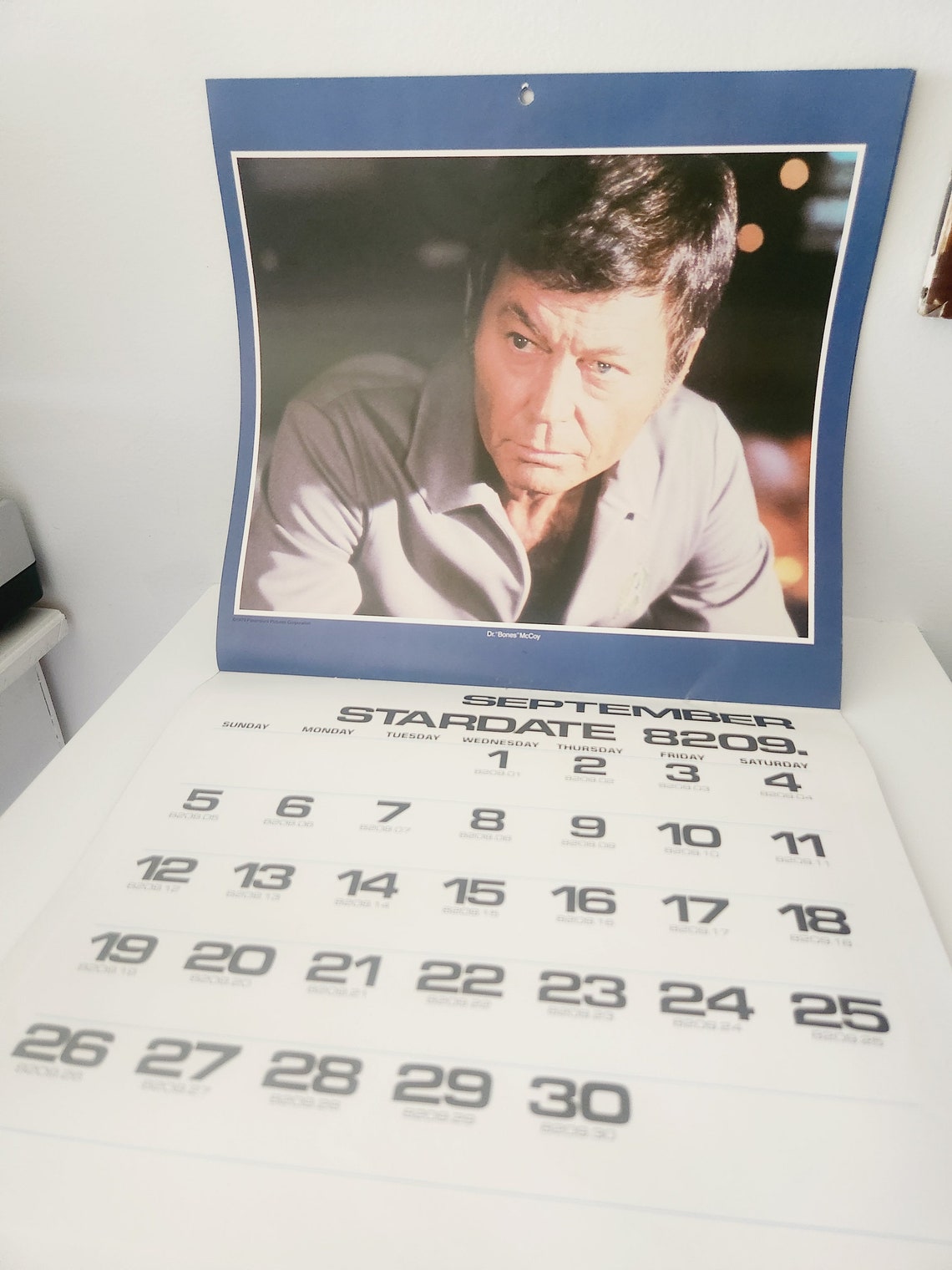Vintage Star Trek Stardate Wall Calendar 1982 -- Vintage Calendars ...