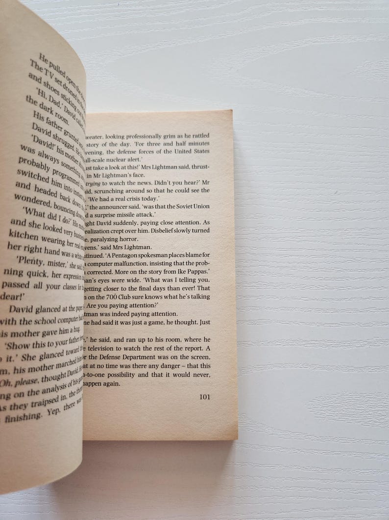 Wargames by David Bischoff – 1983 Vintage Teen Novel - Etsy