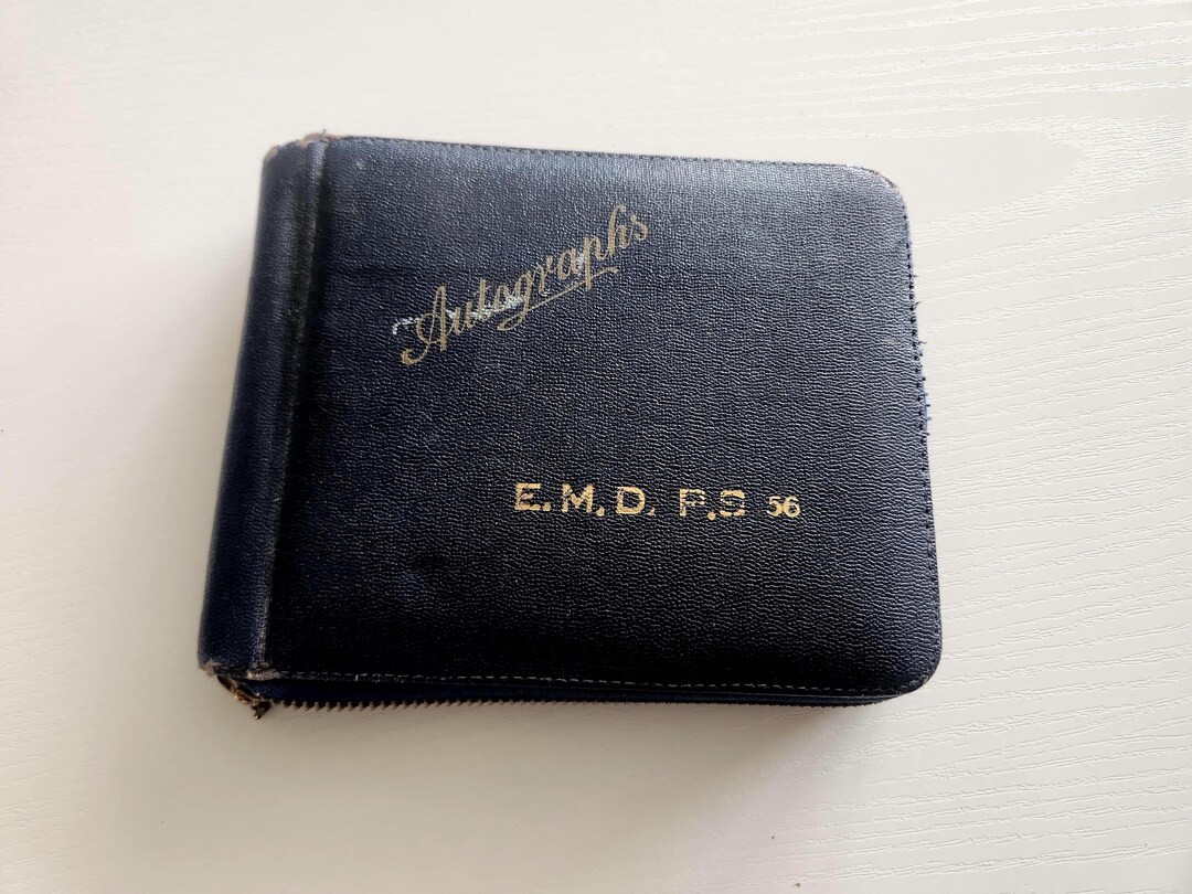 Vintage Autograph Book -- Class of 1940 School Memory Autographs Book ...