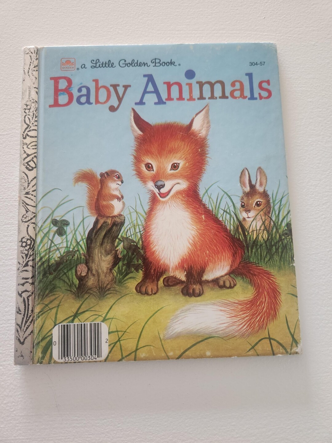 Baby Animals -- Vintage Children's Little Golden Book -- Animal Fiction ...