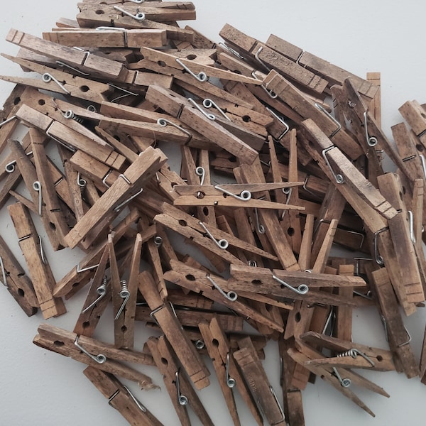Wooden Clothes Pins - Etsy
