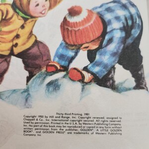 Frosty the Snowman by Annie North Bedford -- 1981 Vintage Little Golden ...