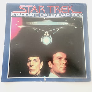 Vintage Star Trek Stardate Wall Calendar 1982 -- Vintage Calendars ...