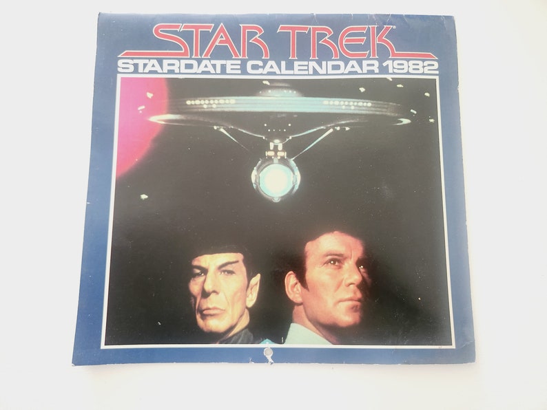 Vintage Star Trek Stardate Wall Calendar 1982 -- Vintage Calendars ...
