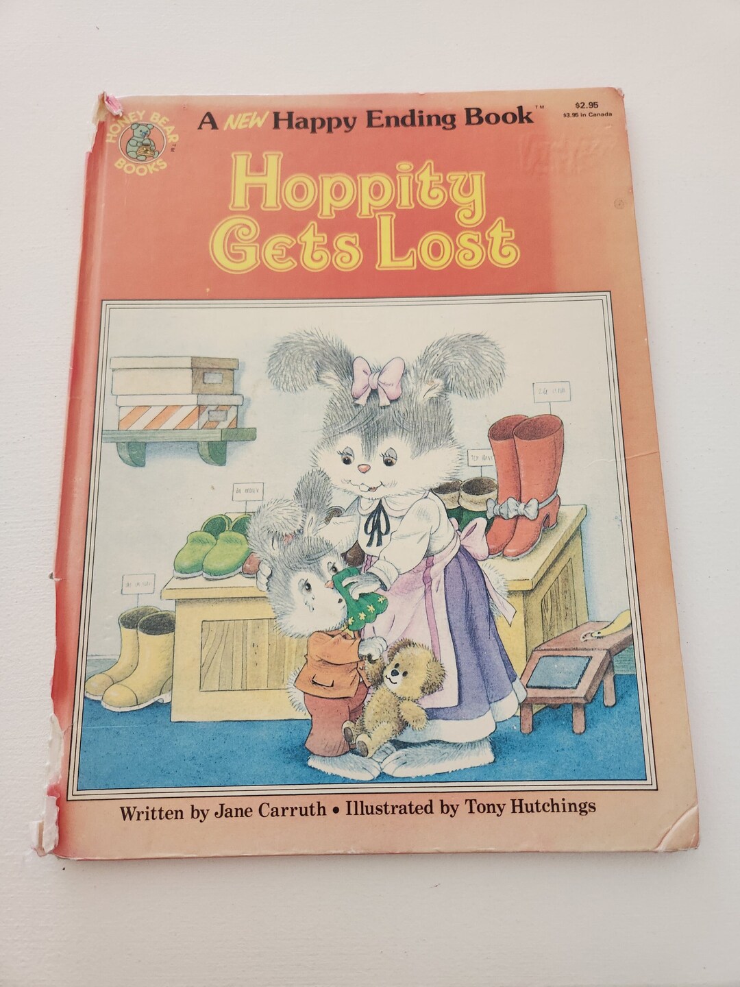 A New Happy Ending Book Hoppity Gets Lost by Jane Carruth -- 1984 ...