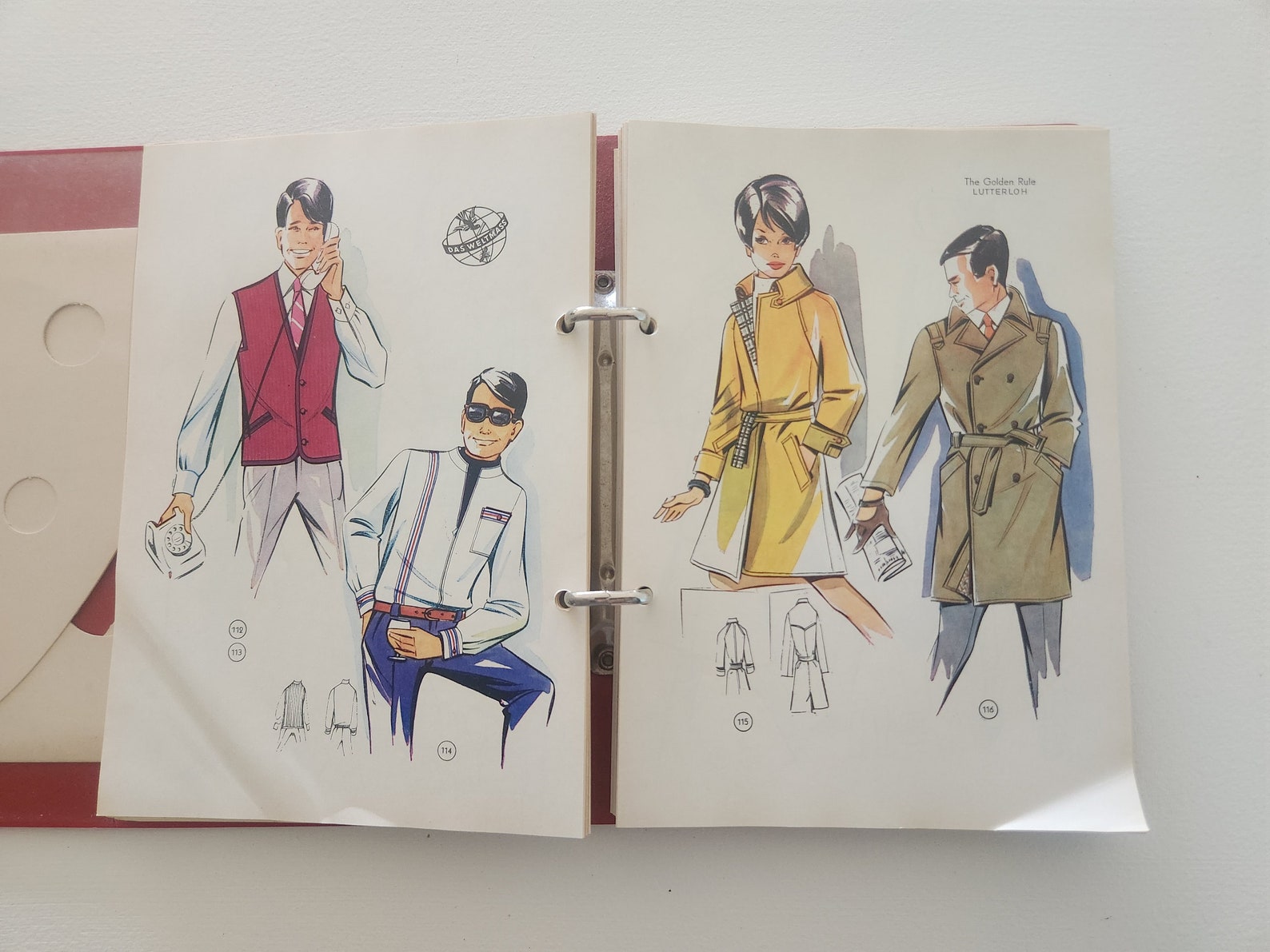 The Golden Rule by Modeverlag Lutterloh 1969 Vintage Manual Showing ...