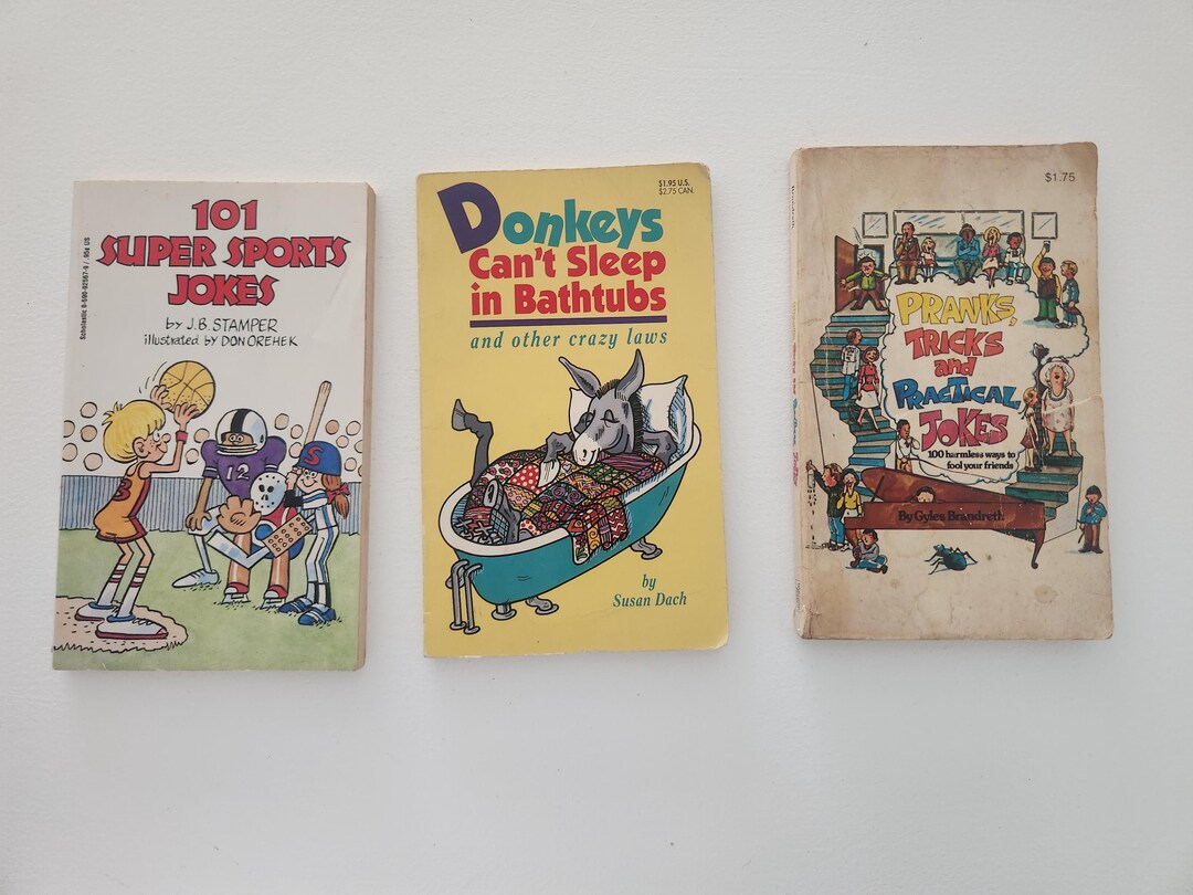 Vintage Children Joke Books -- Vintage Children's Humorous Pranks ...