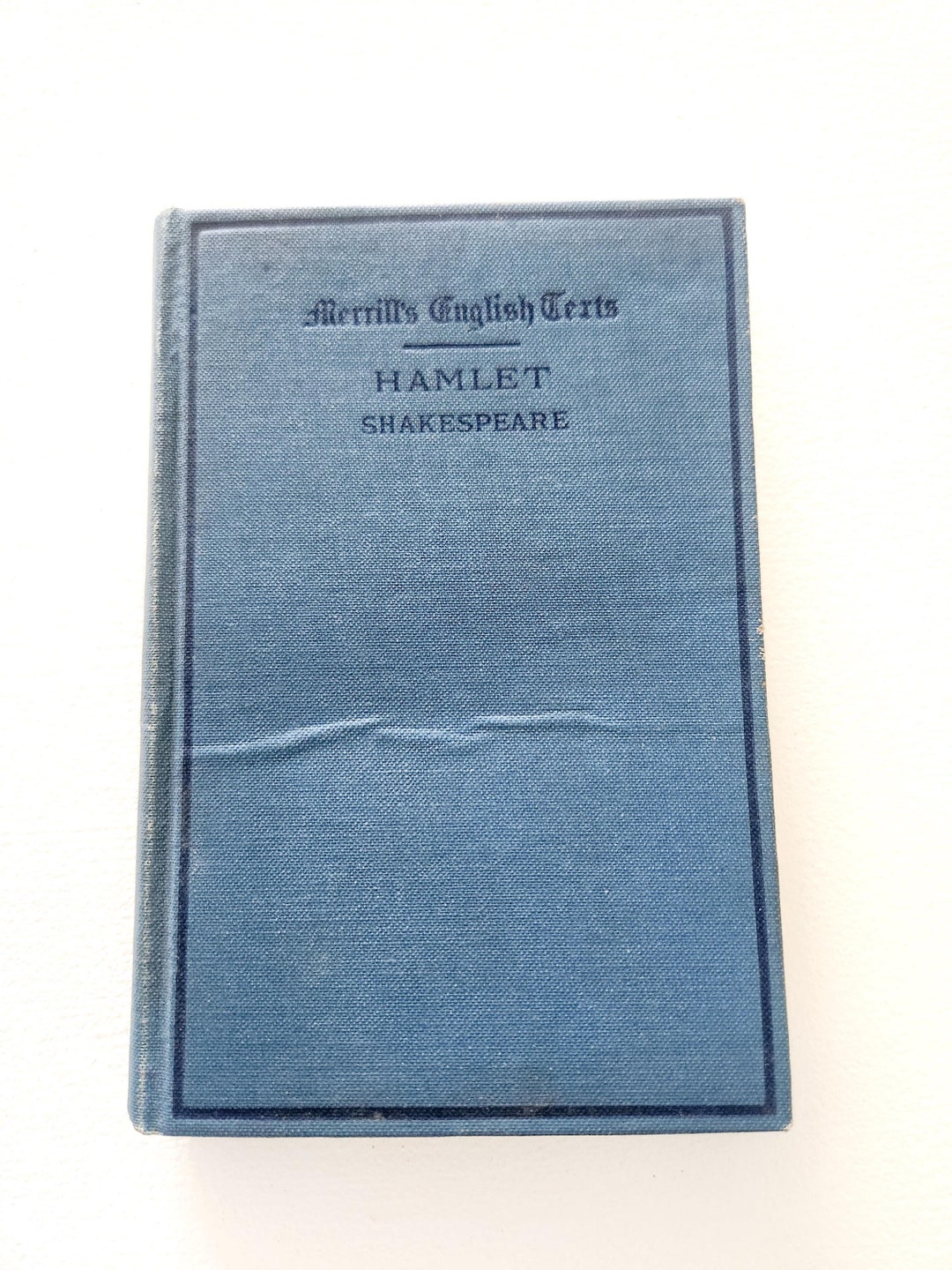 Antique Merrill's English Text Hamlet -- Shakespeare's -- 1915 Antique ...