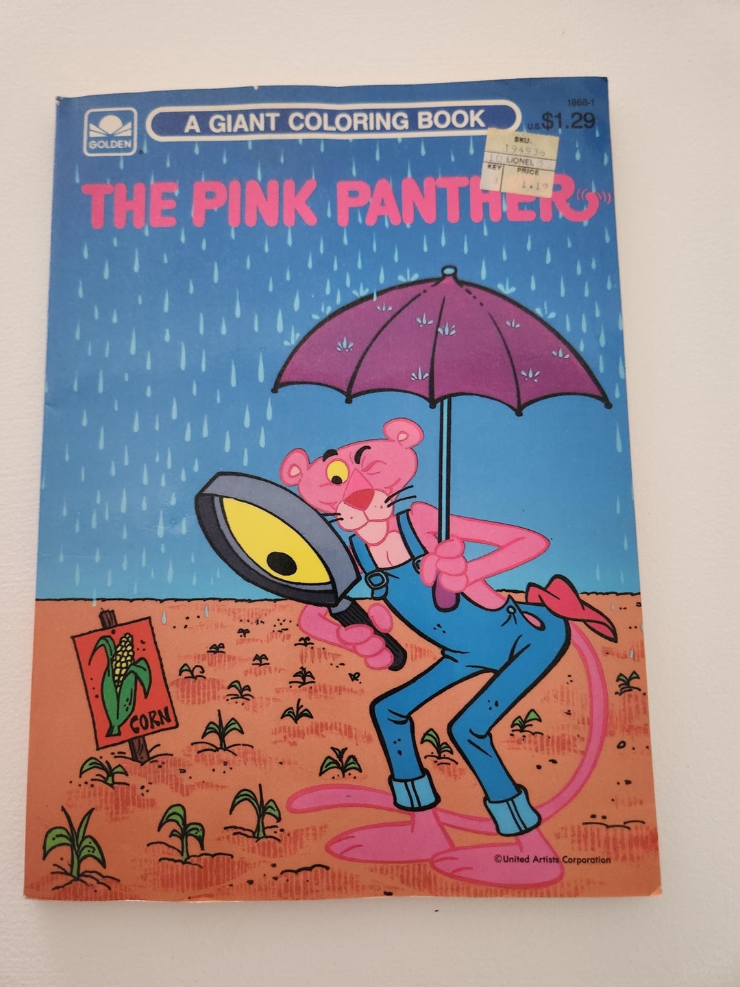 The Pink Panther Giant Coloring Book -- Vintage Children's Coloring ...