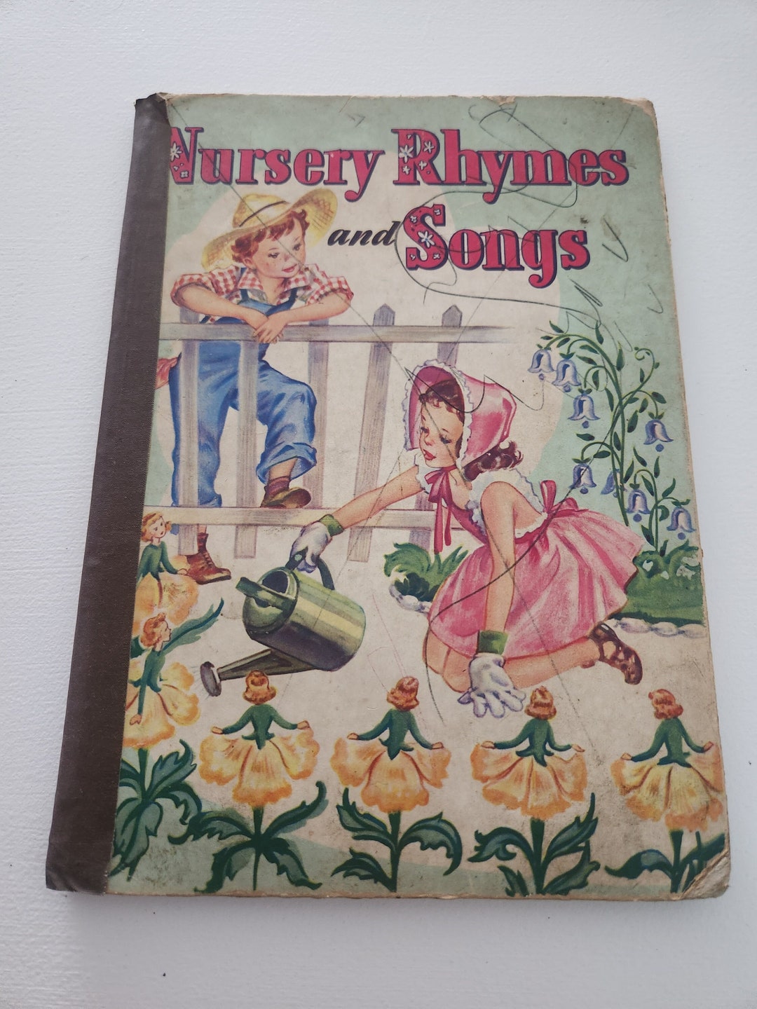 Nursery Rhymes & Songs 1944 Vintage Children's Book Children's Favorite ...