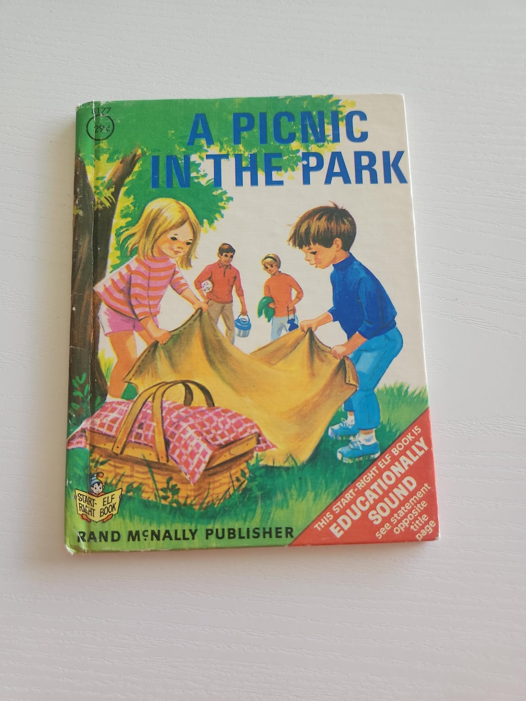 A Picnic in the Park by Malinda R. Miller -- 1973 Vintage Children's ...